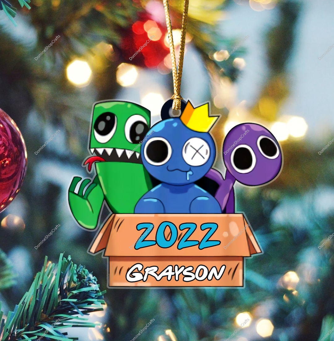 Personalized Rainbow Friends Ornament Friends Christmas - Etsy