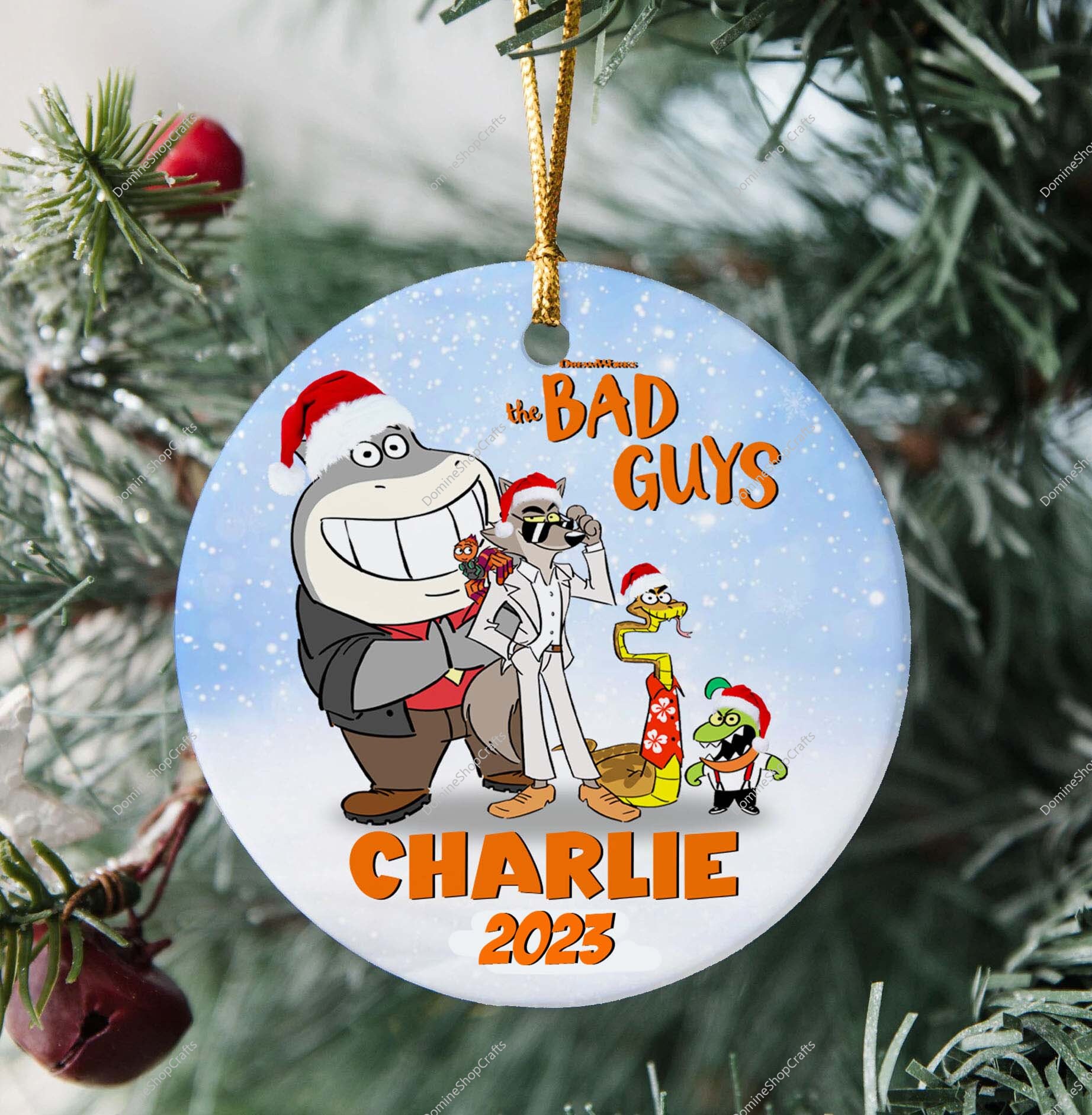 Personalized the Bad Guys Characters Ornament the Bad Guys - Etsy