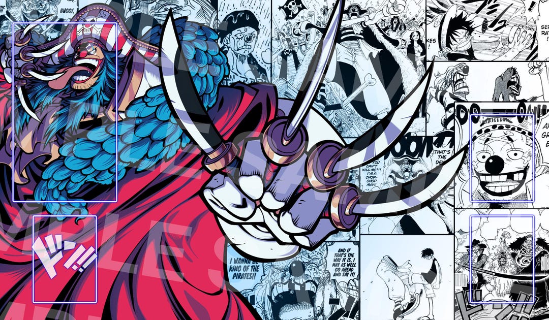 One Piece Playmat Buggy the Clown - Etsy UK