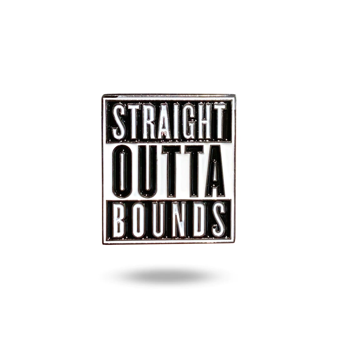 Straight Outta Bounds Golf Marker - Etsy Australia