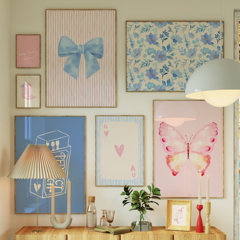 Preppy Wall Decor - Etsy