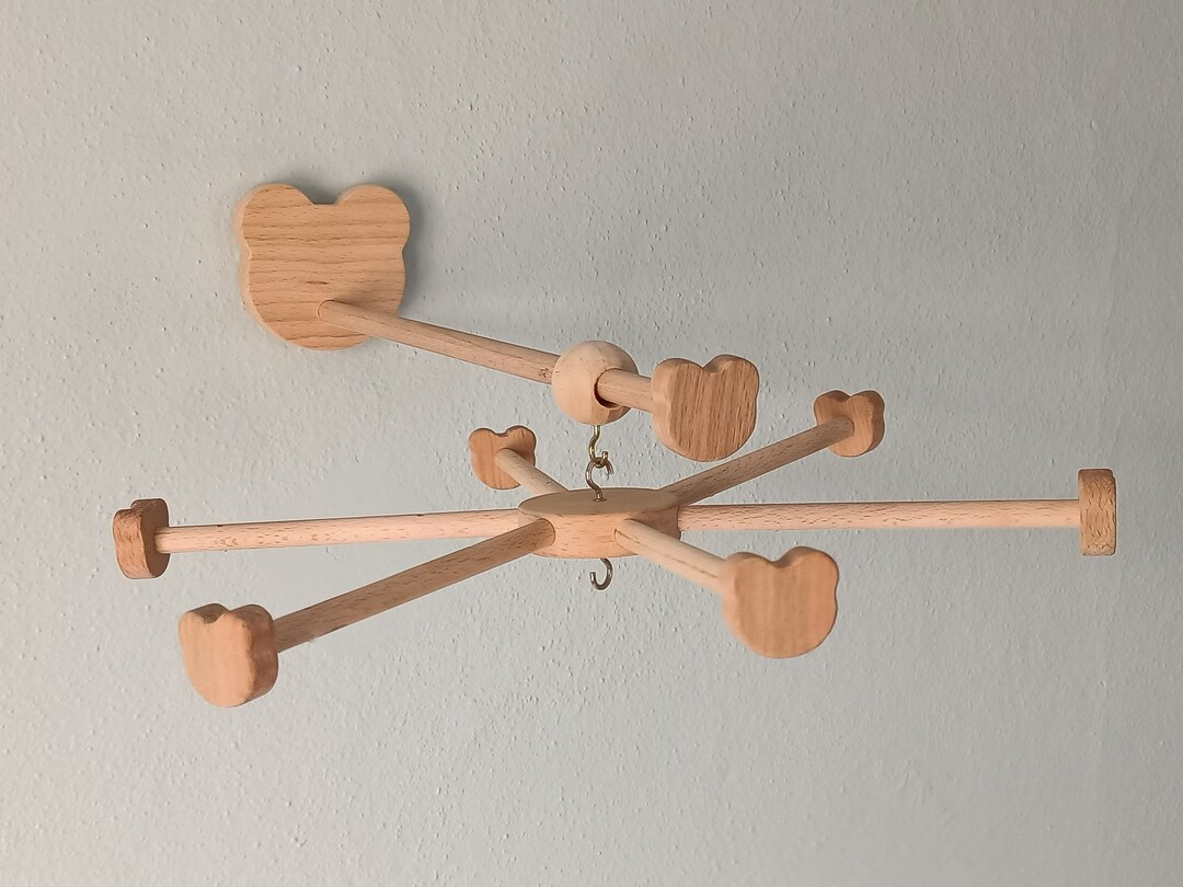 Adjustable Bear Mobile Holder: Wall Mount Crib Arm Set - Etsy