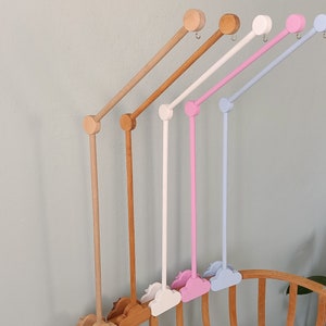 Baby Crib Mobile Hanger Set, Baby Mobile Crib Holder for Nursery, Baby ...