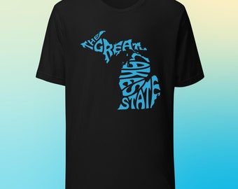 Michigan T-shirt Pure Michigan Great Lakes Michigan Gift Mitten Shirt ...