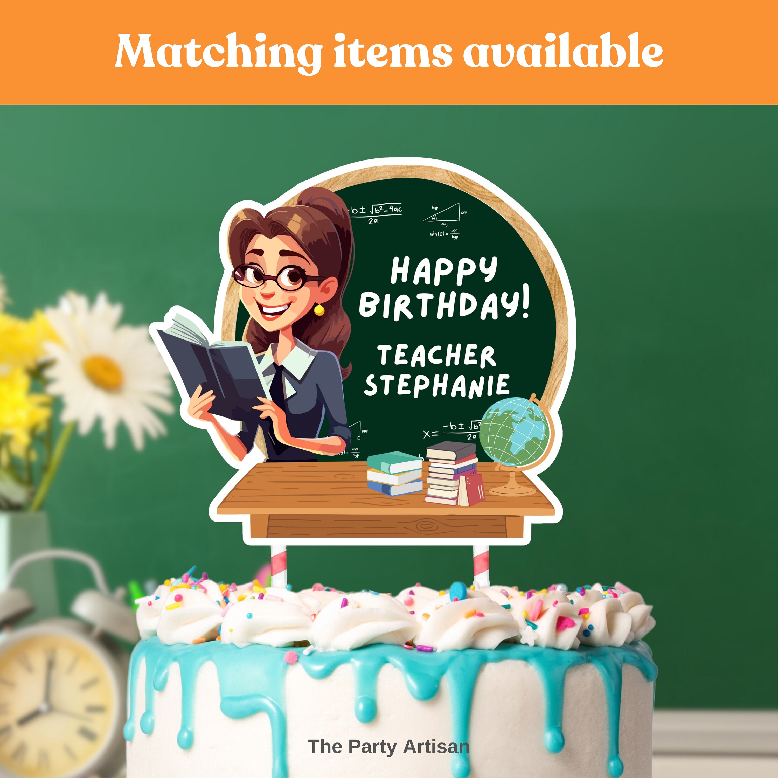 Teacher Cupcake Topper, Best Teacher, Printable Cupcake Toppers ...