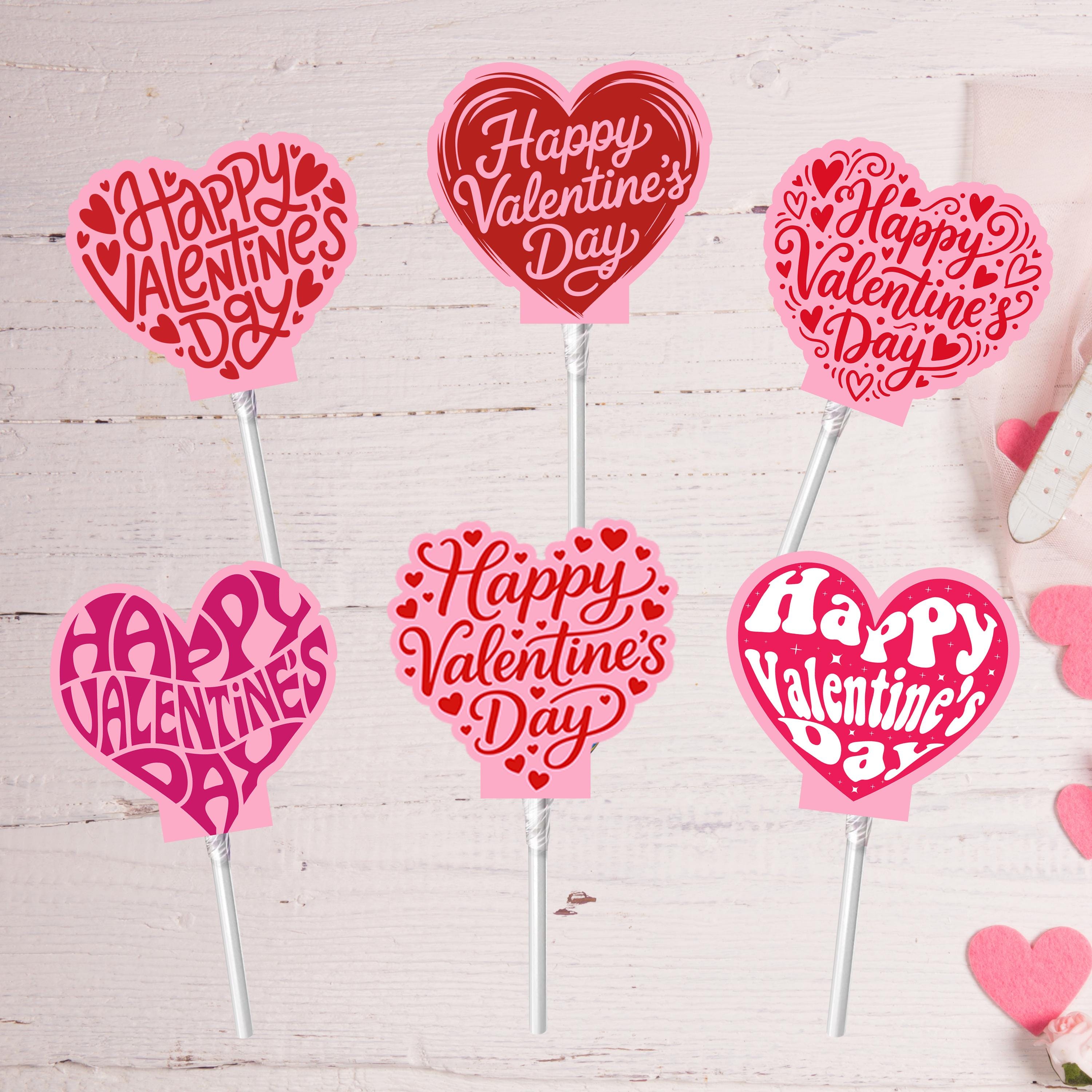 Valentine Hearts Lollipop Holder - Etsy