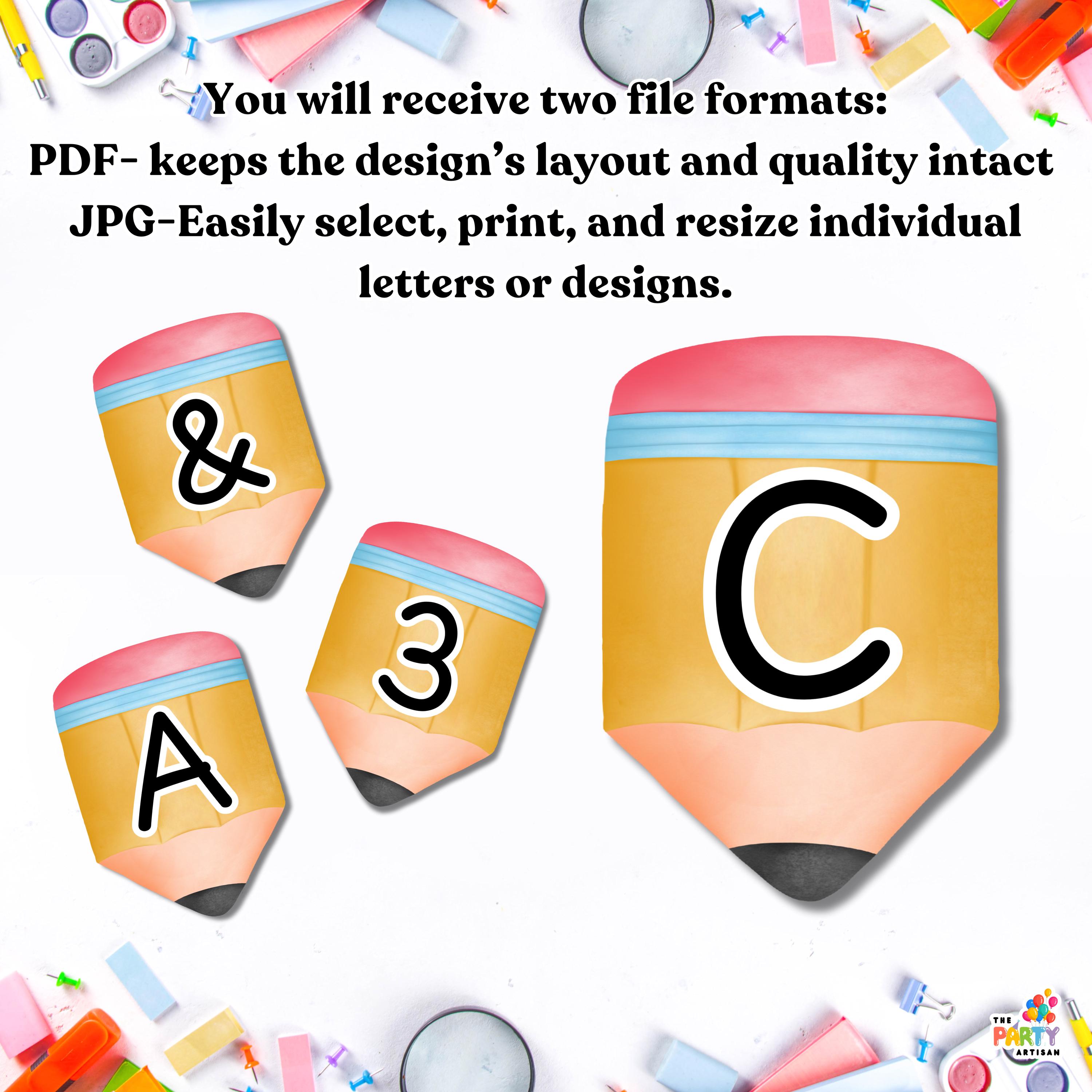 School Theme Printable Banner, First Day of School, Welcome Back to ...