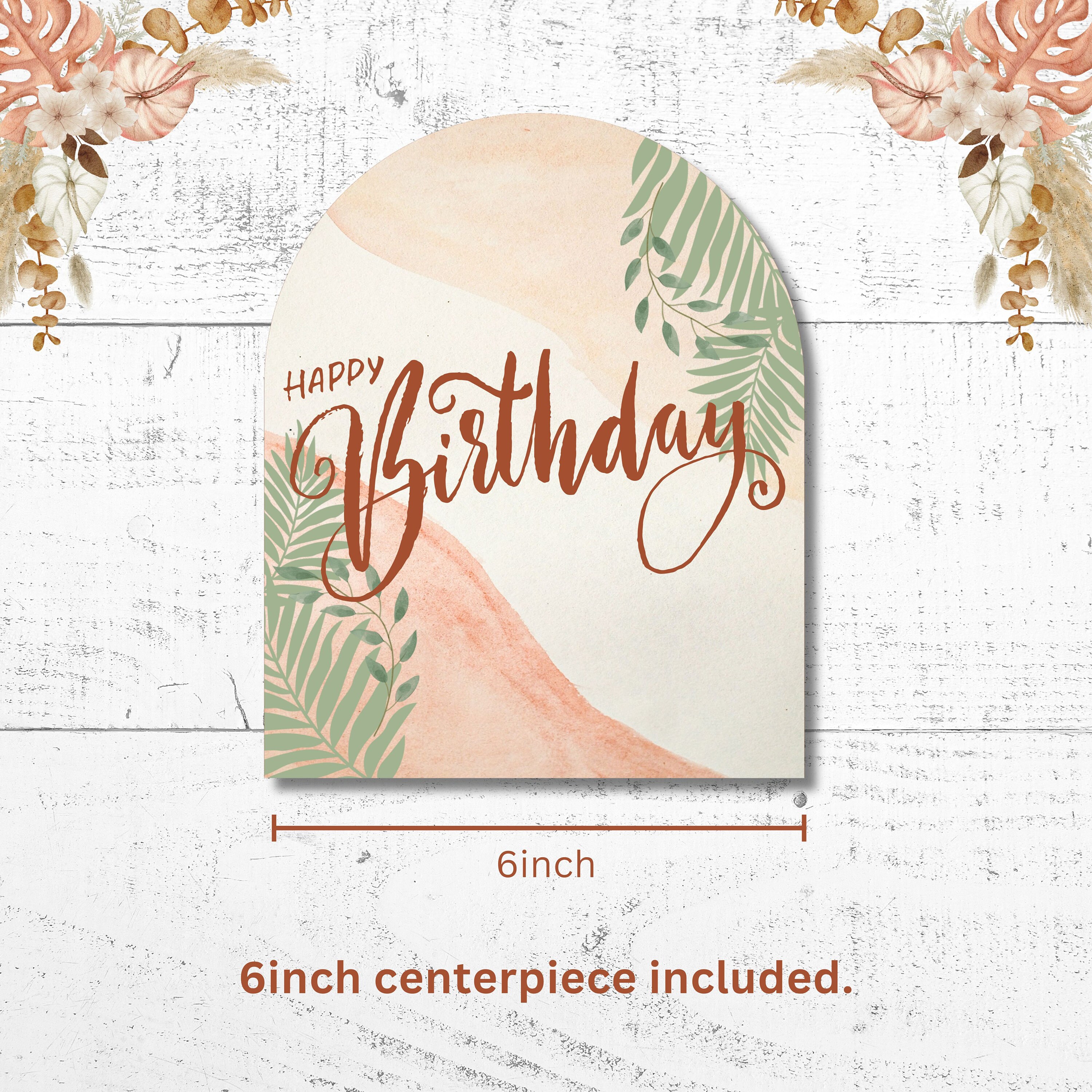 Boho Chic Birthday Banner, PRINTABLE, Happy Birthday Banner, Rainbow ...