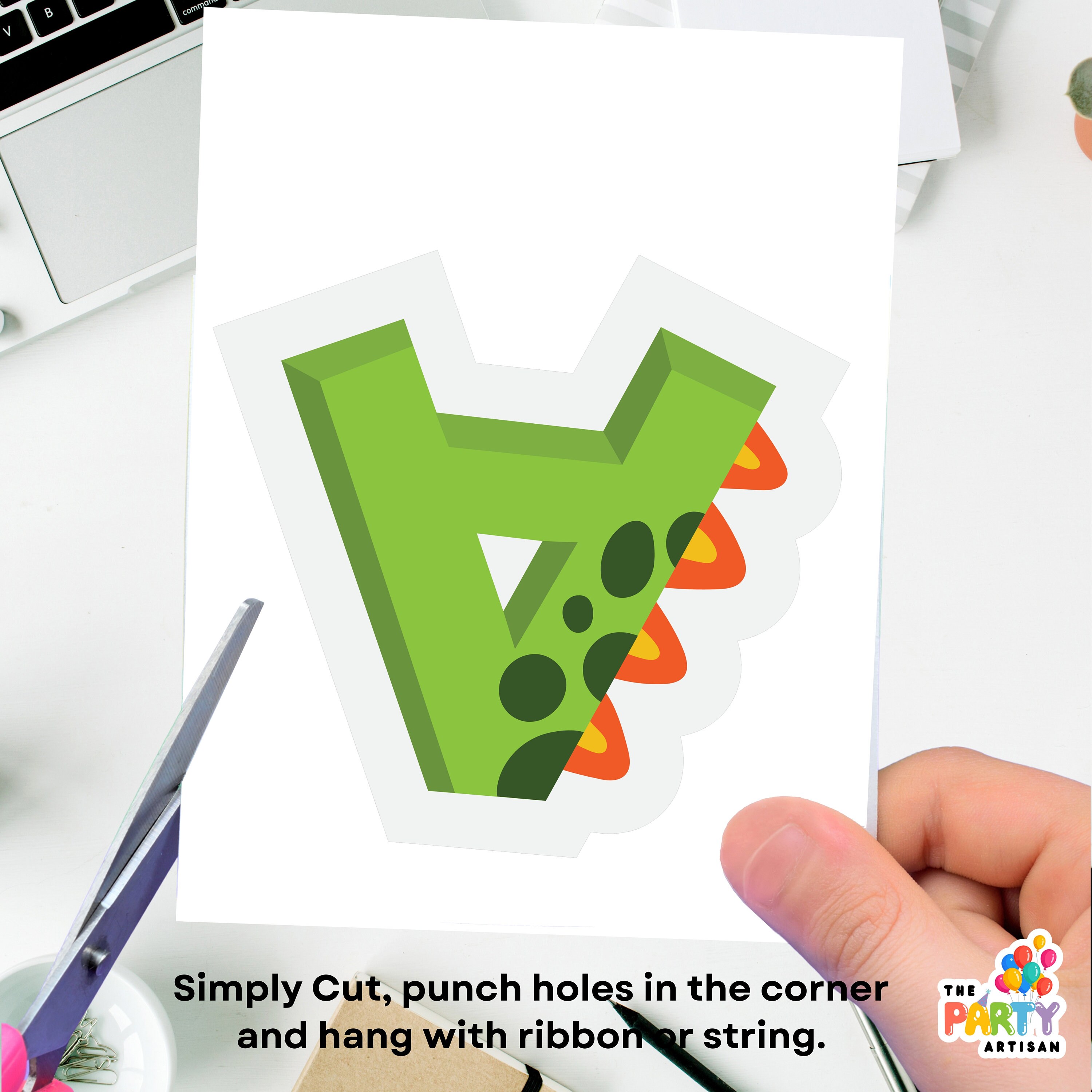 Printable Dinosaur Alphabet Numbers Nursery Clipart, Dinosaur Birthday ...