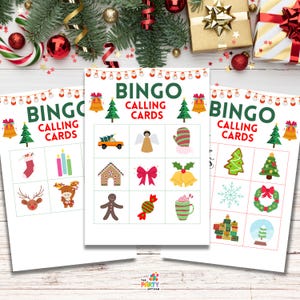 Christmas Bingo Printable, Family Reunion Games, Christmas Countdown ...