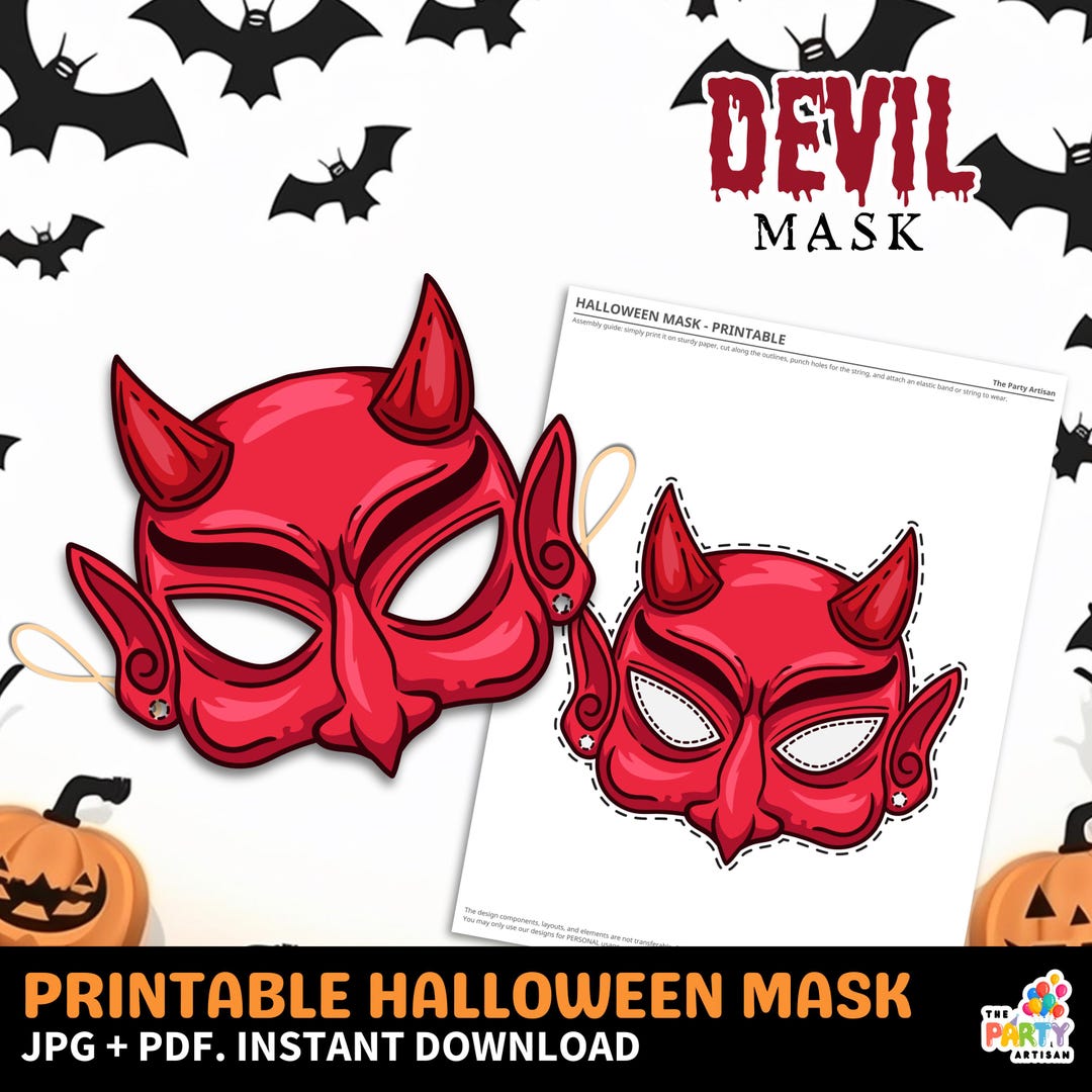 Printable Kids Masks, DIY Halloween Masks, Monster Masks, Papercraft ...
