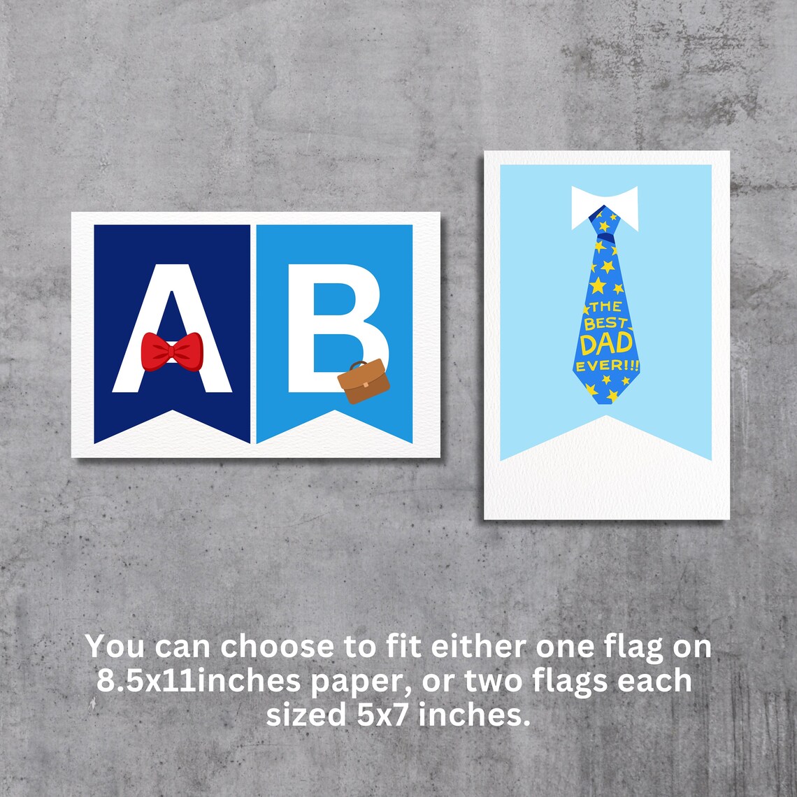 Printable Fathers Day Banner, Fathers Day Gift, Fathers Day, Printable ...