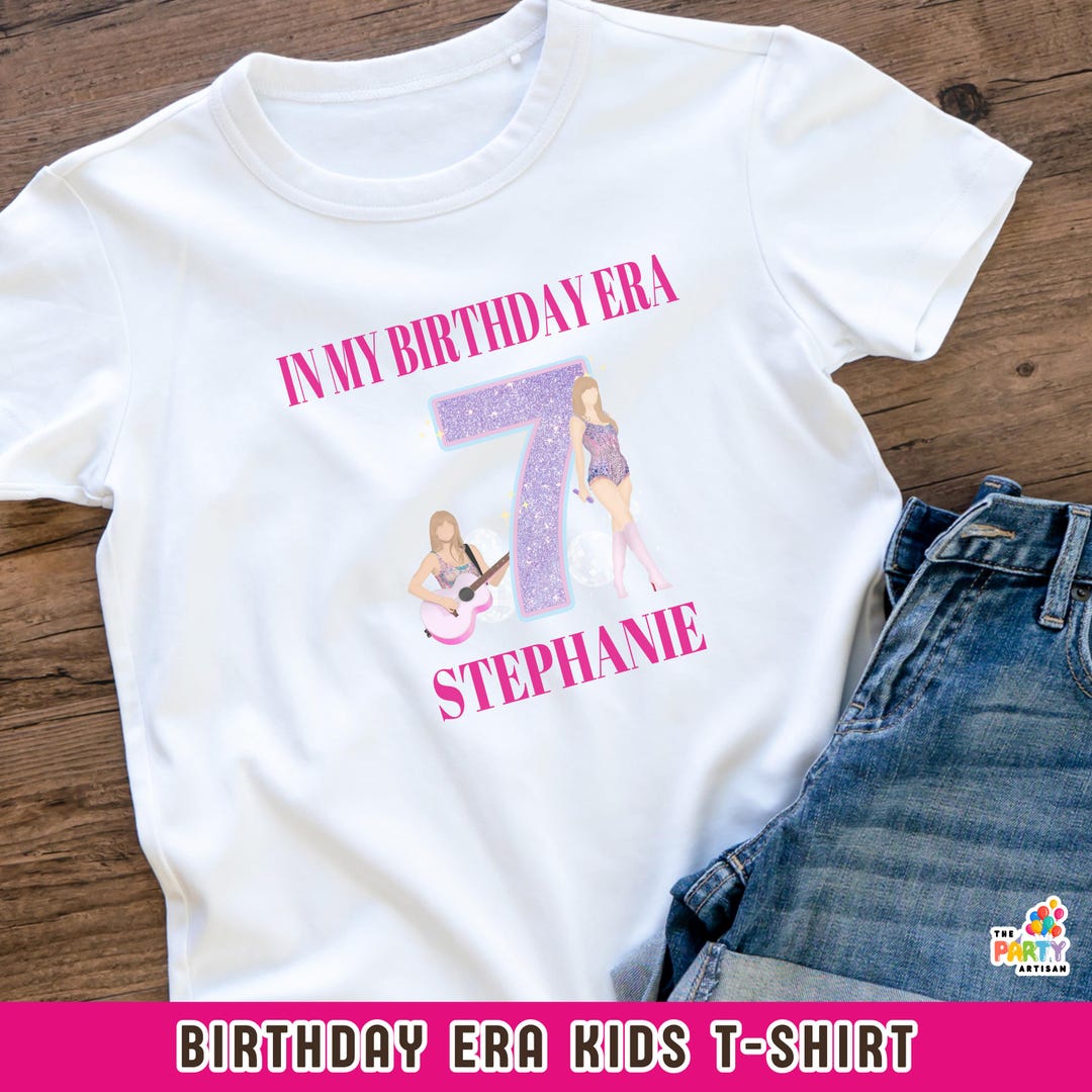Personalized Swifty Shirt, Birthday Era Shirt for Kids, Swifty Baby ...