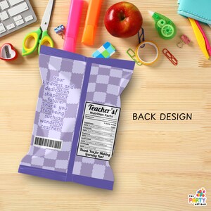 Chip Bags Printable, Party Bag, Candy Bag, Popcorn Bag, Back to School ...