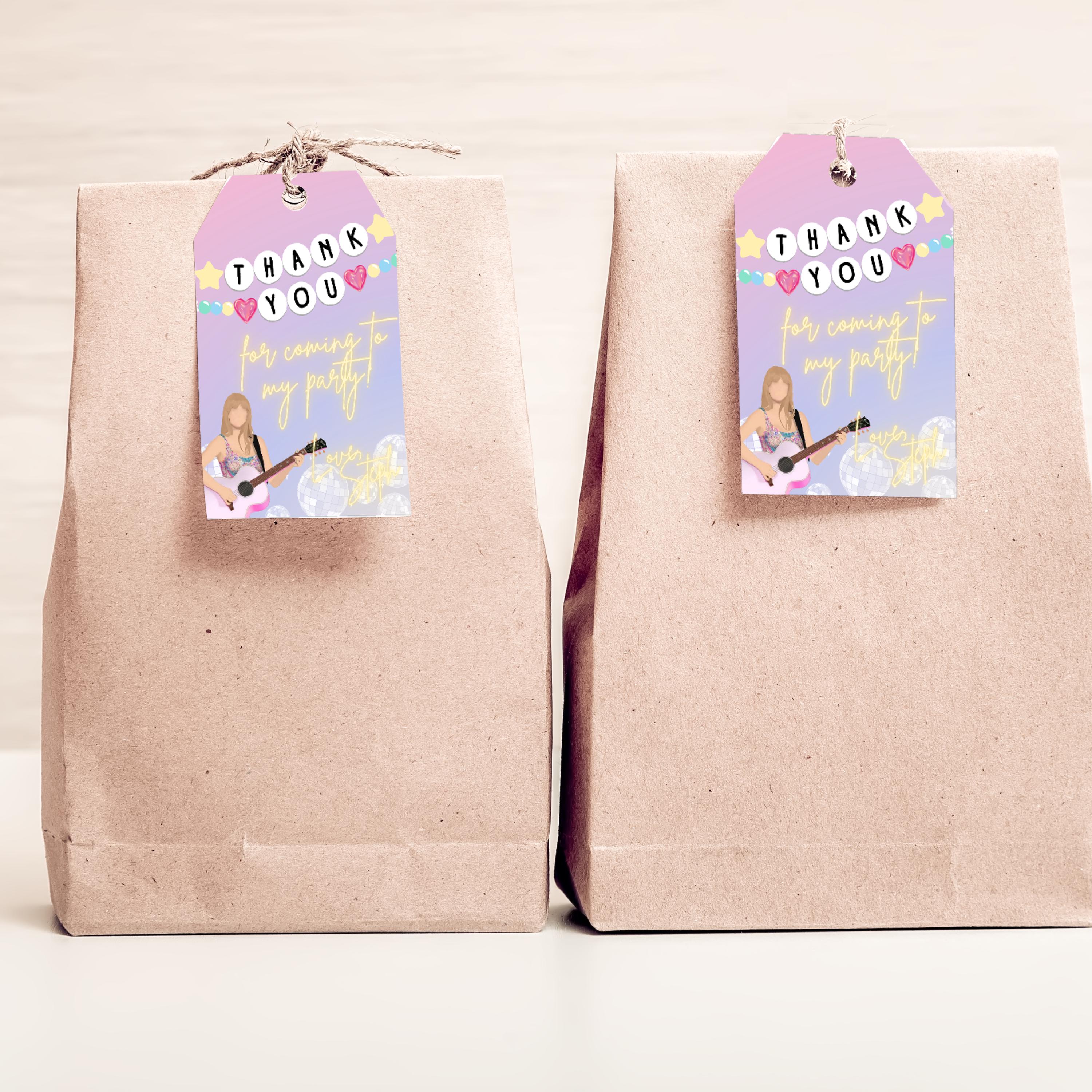 Editable Tag Template, Swiftie Birthday Gift Tag, Instant Download ...