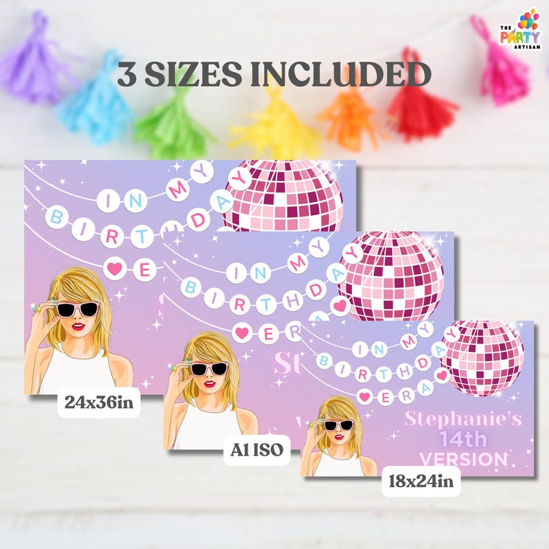 Custom Welcome Sign, Swiftie Party Sign, Eras Birthday Decor, Taylor ...