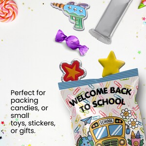 Back to School Chip Bag Wrapper | First Day of School Snack Bags for ...