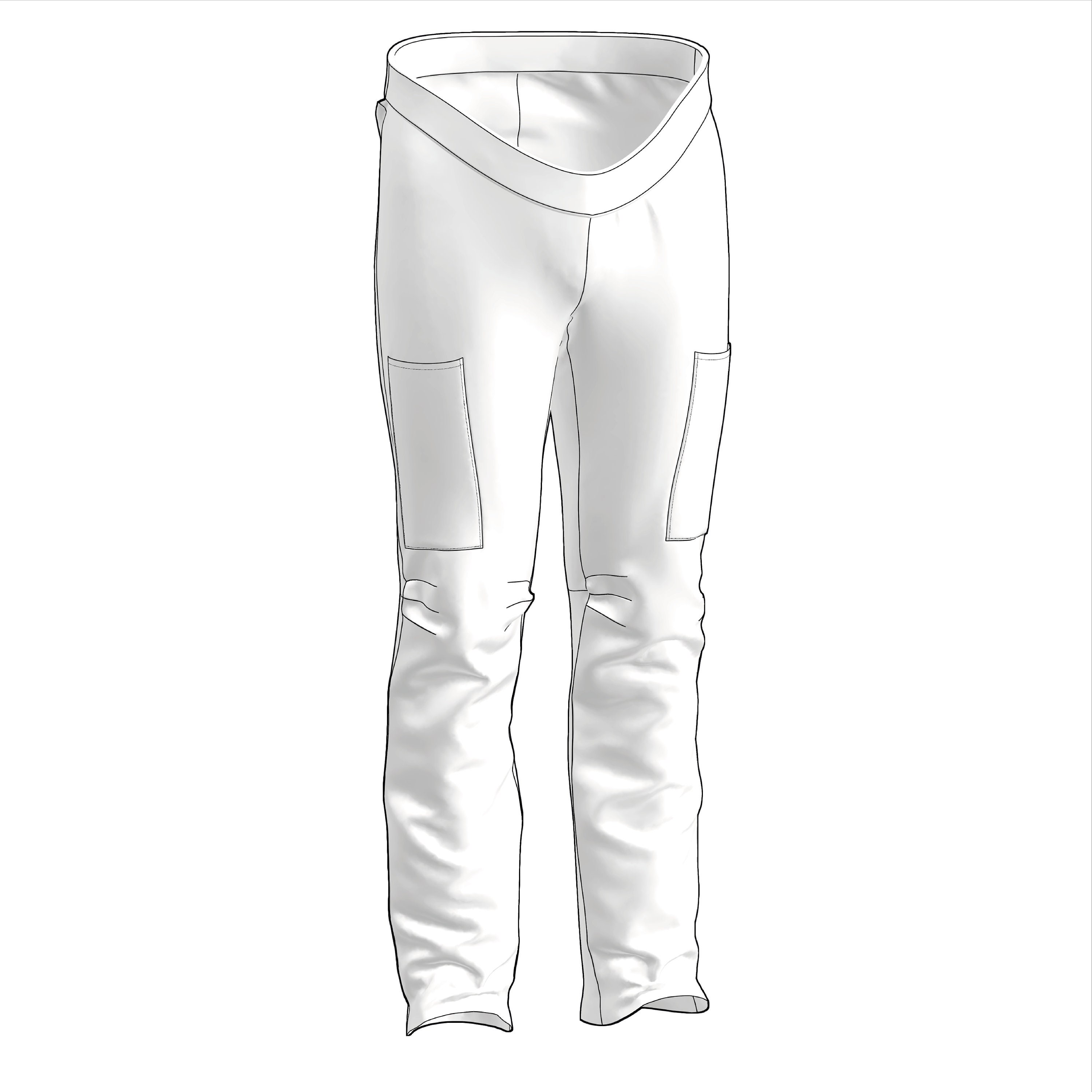 Wheelchair Pants Men Women Kids Waist Sizes | Cyborg Set-1 | Sewing ...