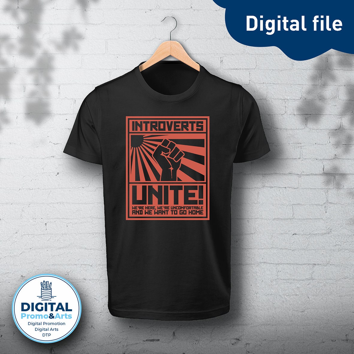 INTROVERTS Unite! Digital File. Digital Download (svg, Pdf, Eps, Png ...