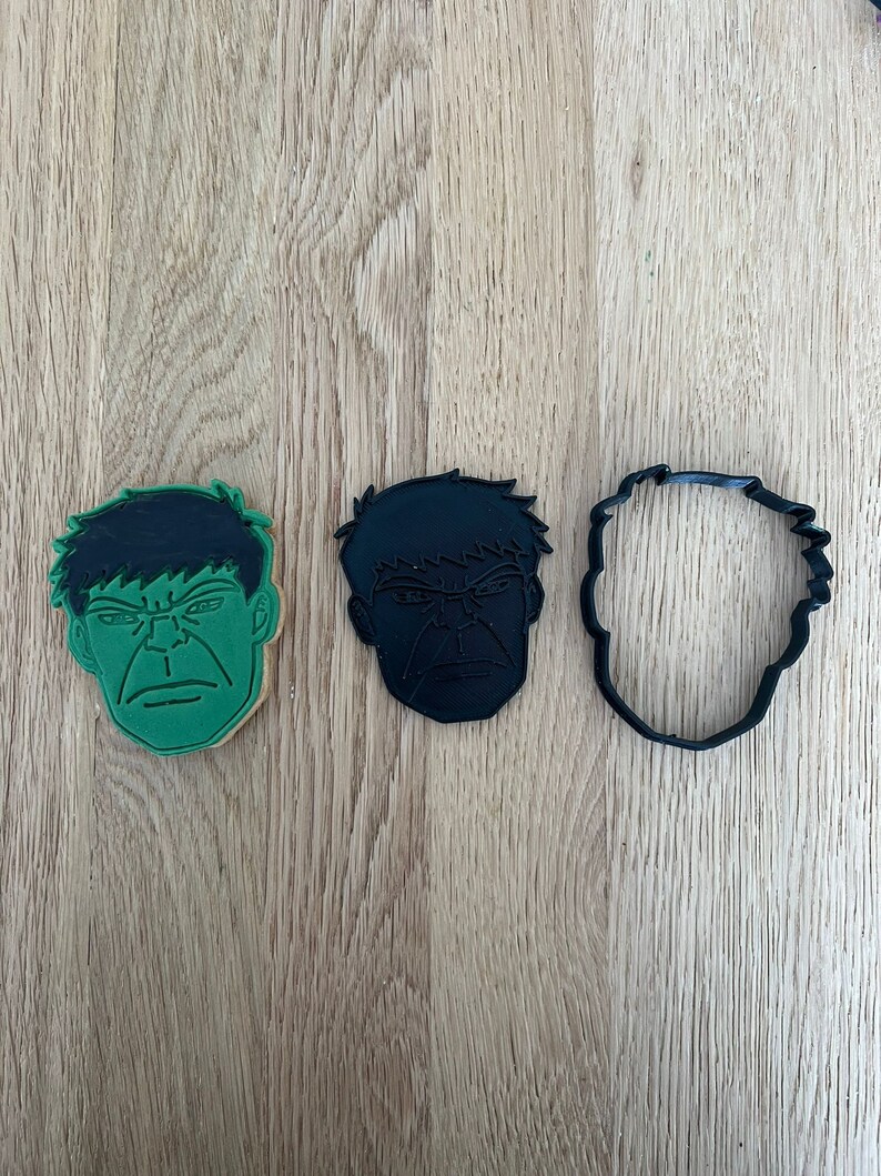 Hulk Face Cookie Cutter - Etsy