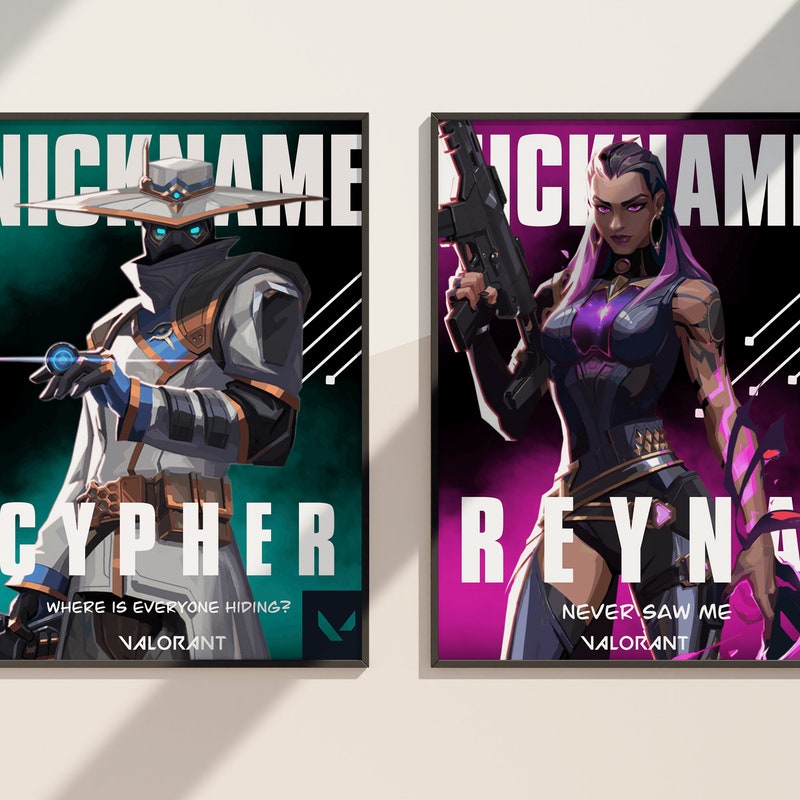 Custom Valorant Posters - Etsy