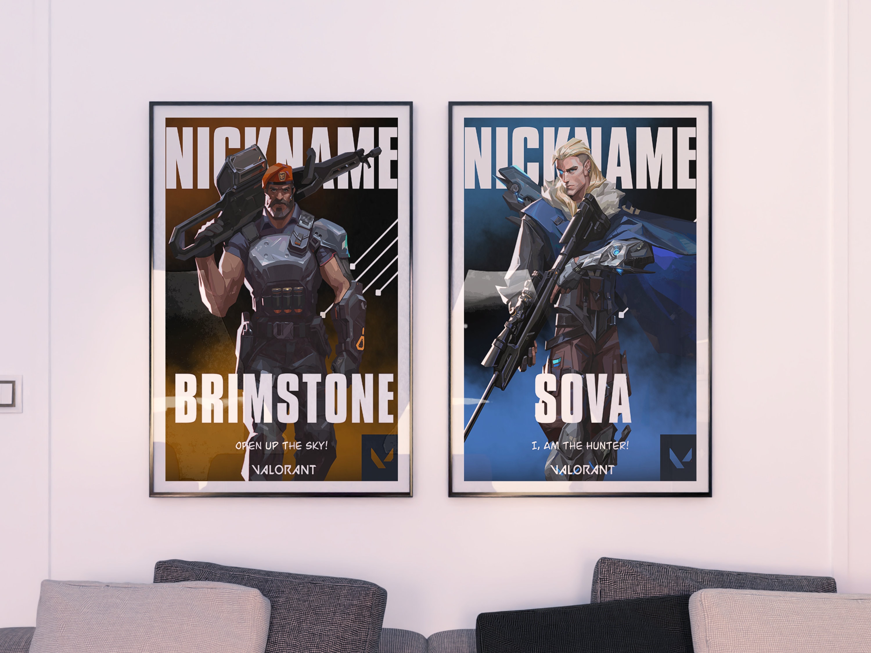 Valorant Poster, Valorant Custom, Valorant Game Poster, Reyna, Jett ...