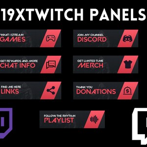 Valorant Twitch Panels, Valorant Streaming Overlay, Twitch Panels, Streaming Overlay, Valorant ...
