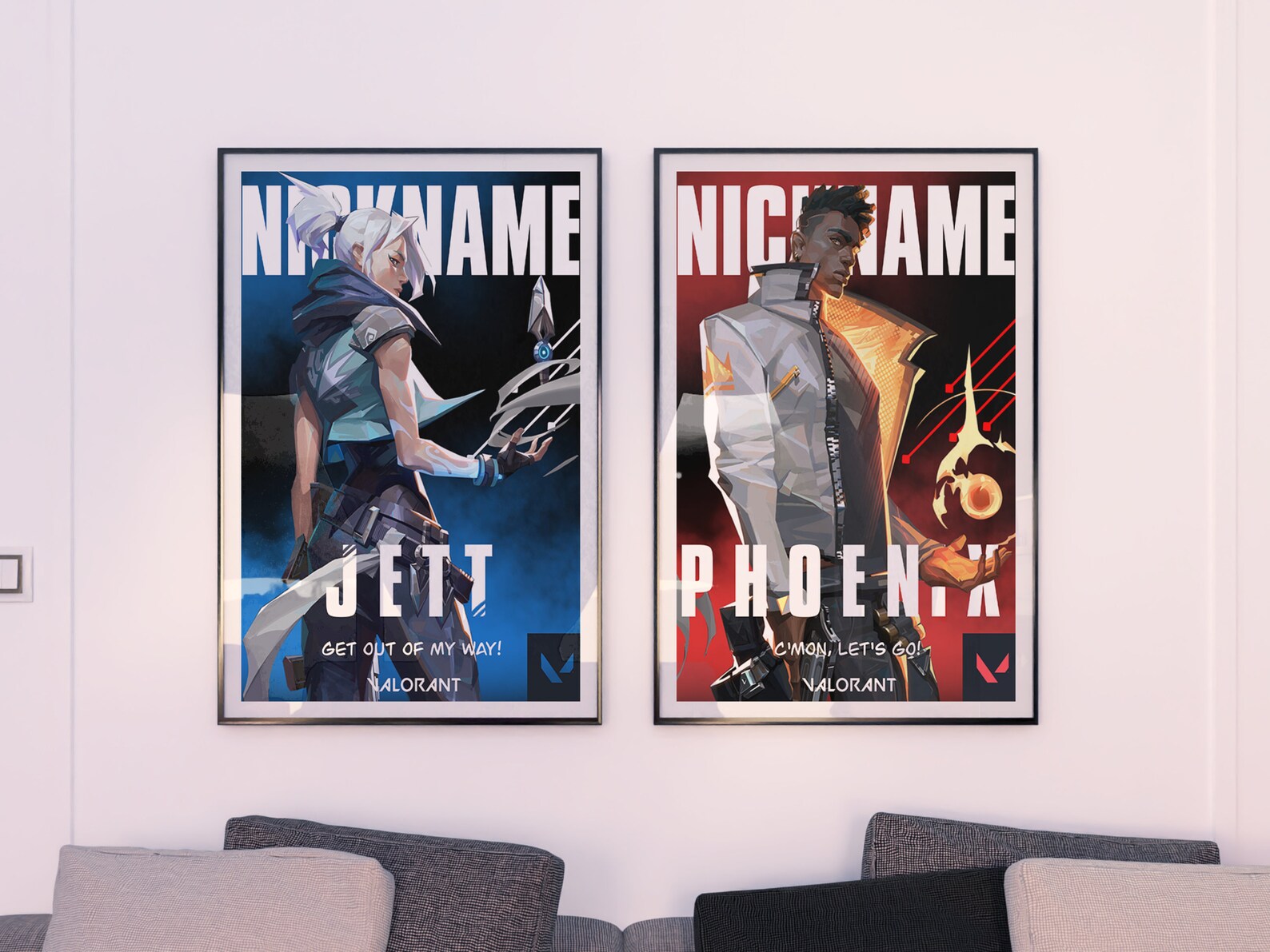 Custom Valorant Poster, Valorant Personalized, Valorant Game Poster ...