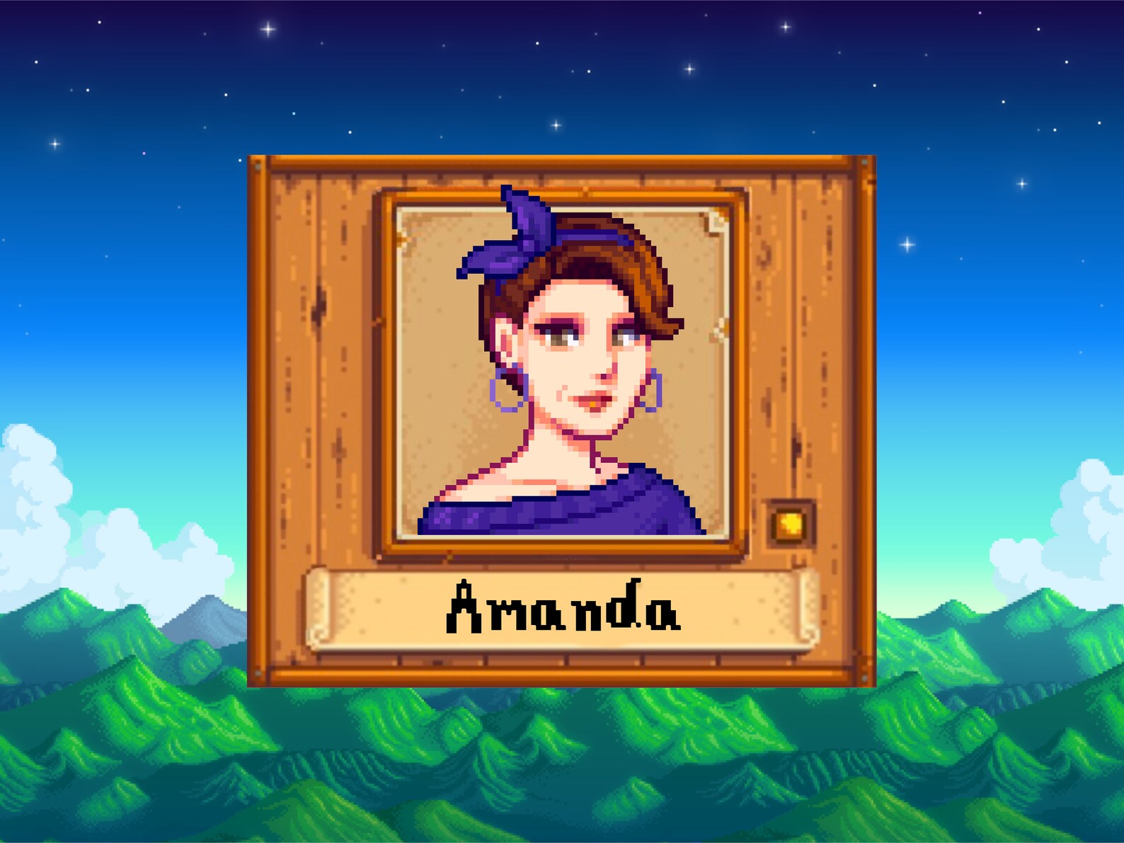 Custom Stardew Valley Portrait Personalized Stardew Valley Etsy