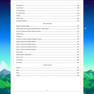 STARDEW VALLEY Cookbook, Stardew Valley Cookbook All Recipes and ...