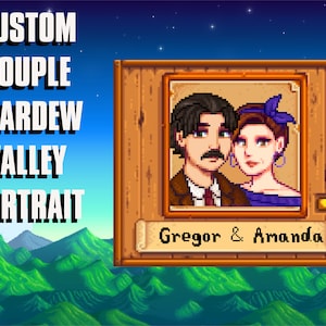 Custom Couple STARDEW VALLEY Love Letter, Personalized Couple Stardew ...