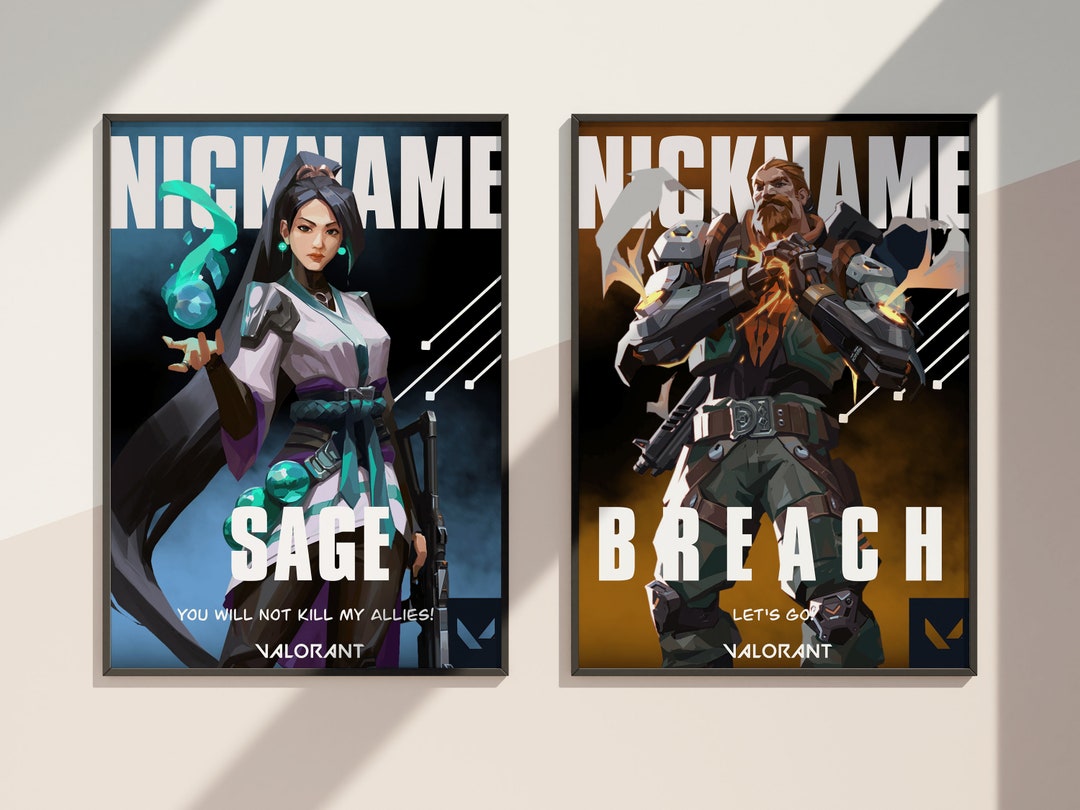 Custom Valorant Poster, Valorant Poster, Valorant Game Poster, Reyna ...