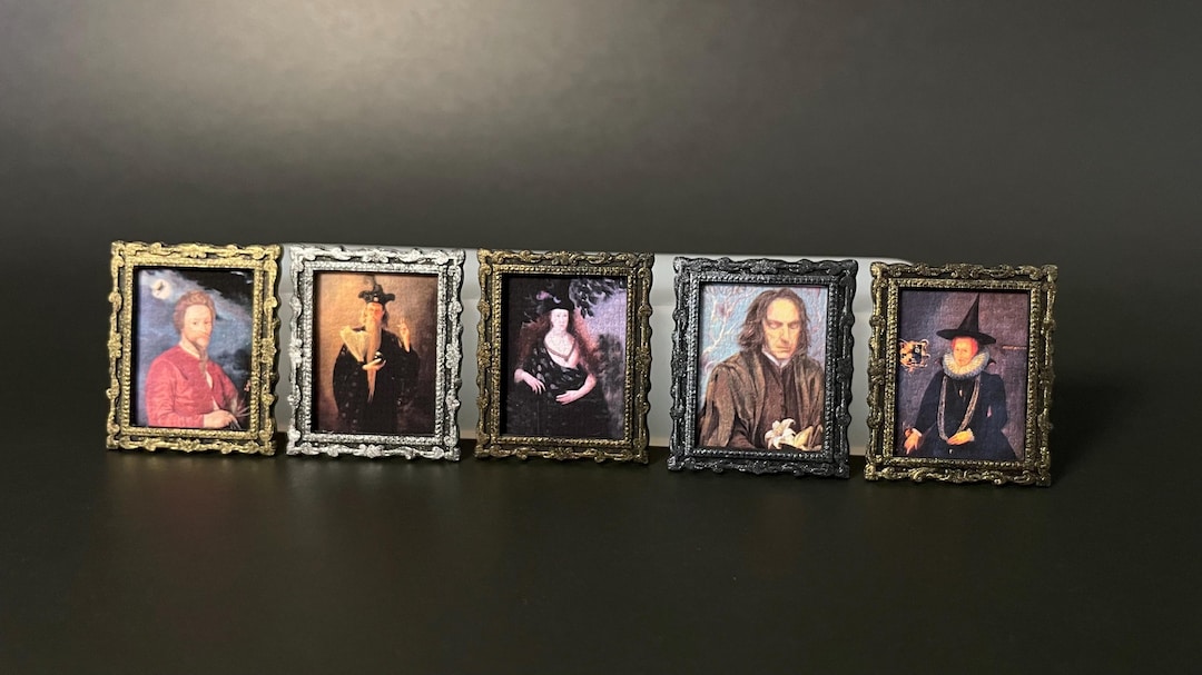 Hogwarts Portraits in Miniature, Set of 5 Pcs - Etsy