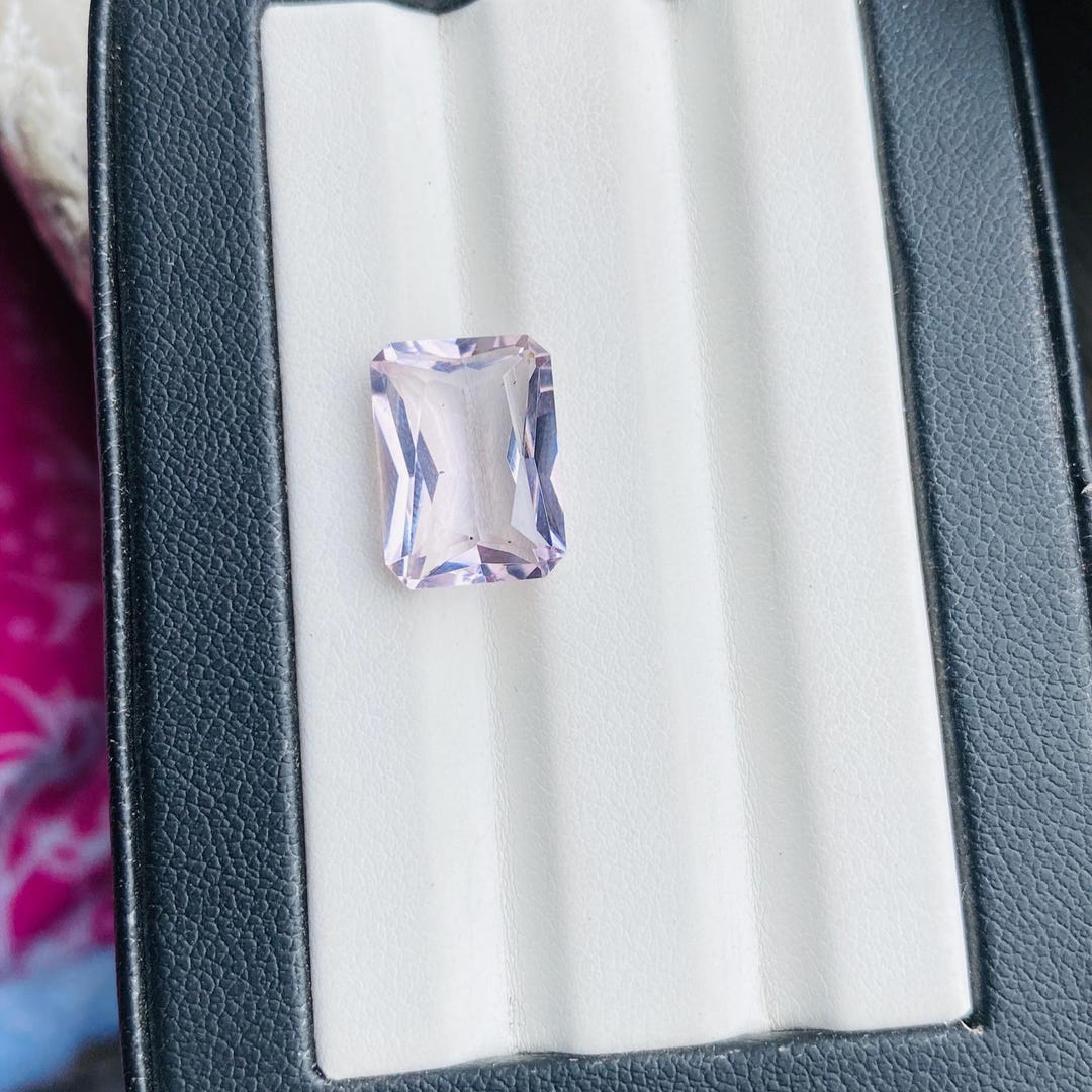 Pink Crystal Octo :6.65 Carat Ring Size Stone - Etsy