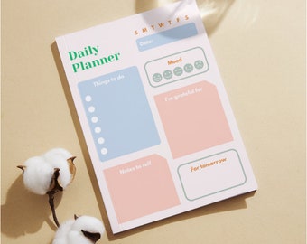 Colorful Daily Planner / Printable Daily Planner / Daily Planner ...