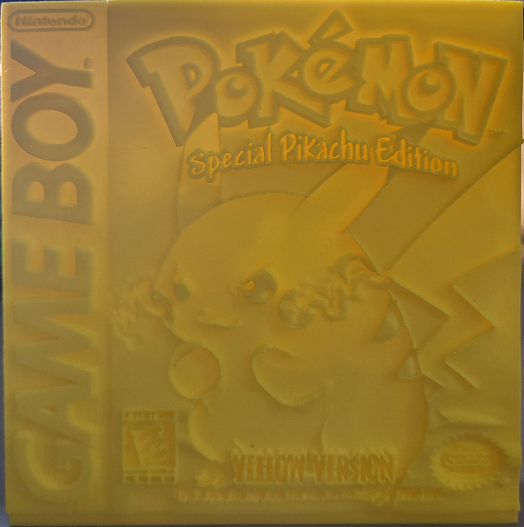 Pokémon Yellow Gameboy Box Light - Etsy