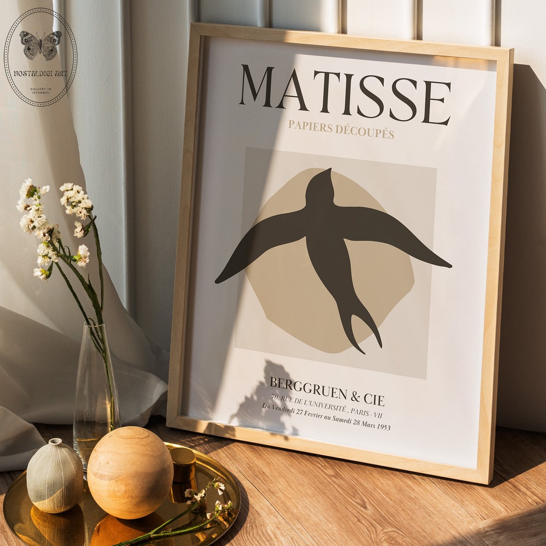 Henri Matisse Berggruen & Cie, Poster Print, Matisse Print, Exhibition ...