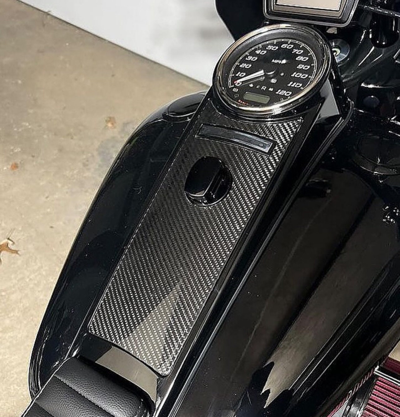 Carbon Dash Insert for Harley Road King - Etsy