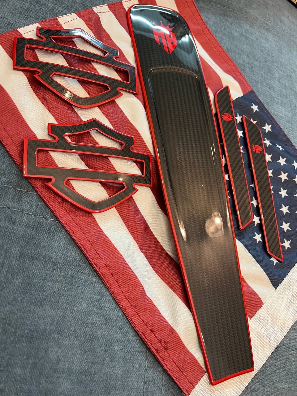 Carbon Dash Insert for Harley Road & Street Glide ST / Limited 2018 and ...