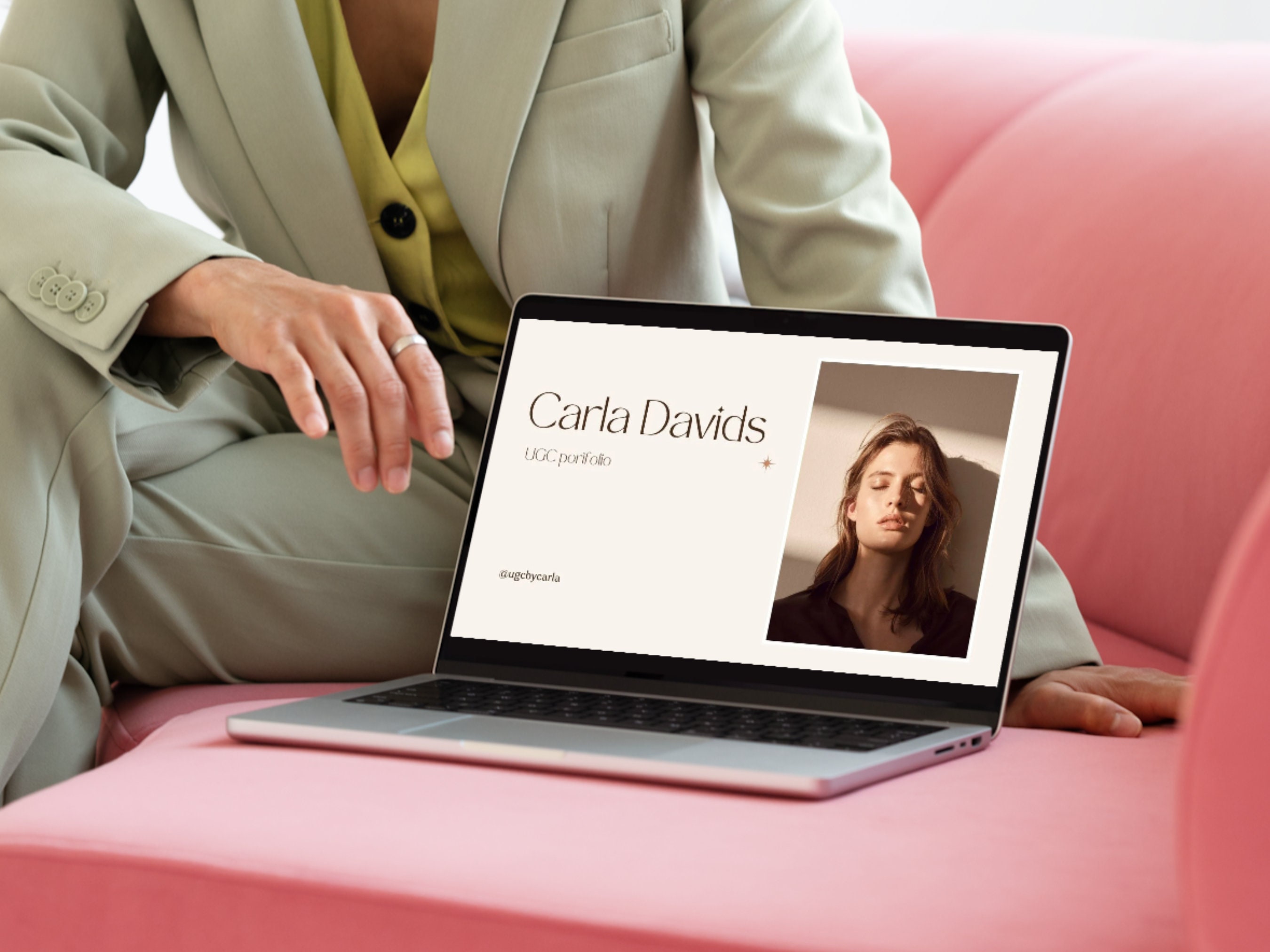 UGC Portfolio, UGC Website Template, Ugc Creator, Canva Website, UGC ...