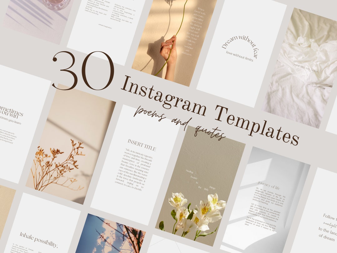Instagram Post Templates, Social Media, Modern Layouts, Digital ...