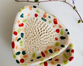 Garlic Grater PREORDER Iridescent Fern Oil & Garlic Dish Ginger Grater ...