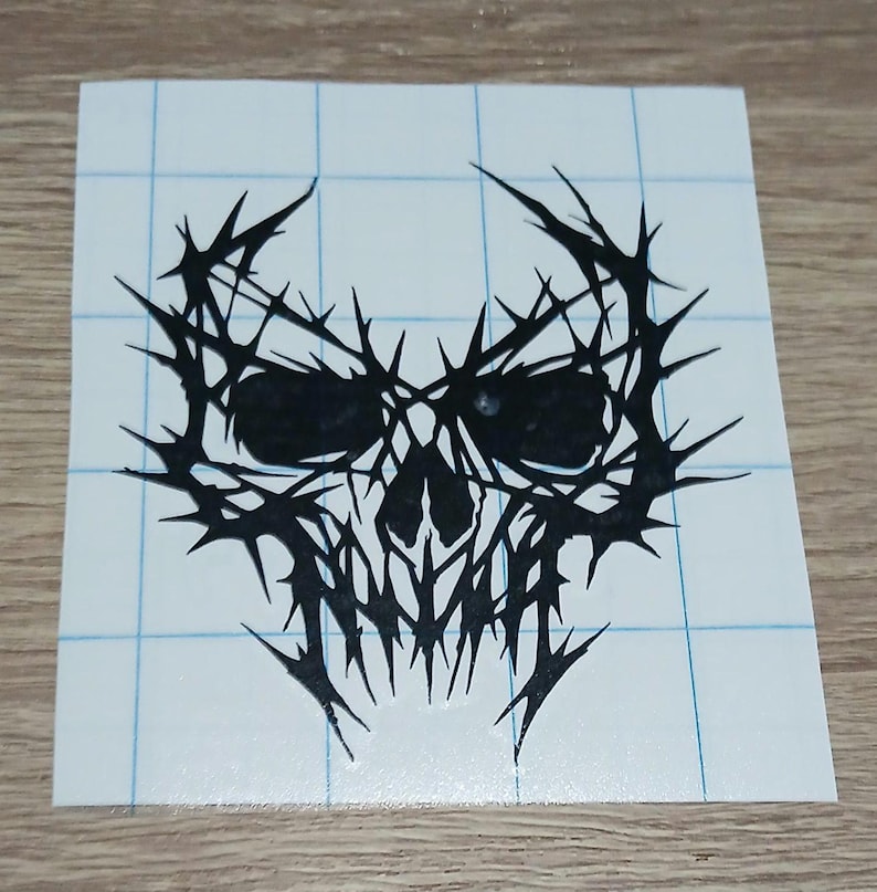Fractal Skull Vinyl Decal ; Car Decal ; Window Sticker - Etsy