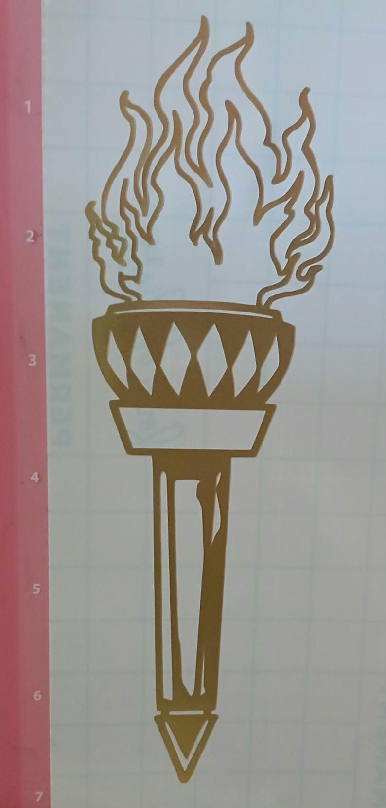 Torch Vinyl Decal - Etsy