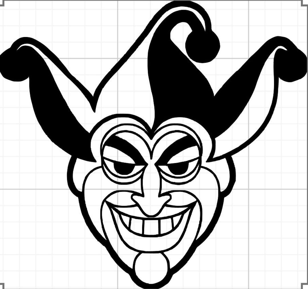Joker Symbol Laptop Decal ; Bumper Sticker ; Window Decal - Etsy