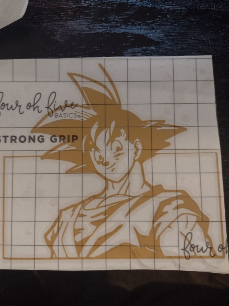 Son Goku Vinyl Decal - Etsy