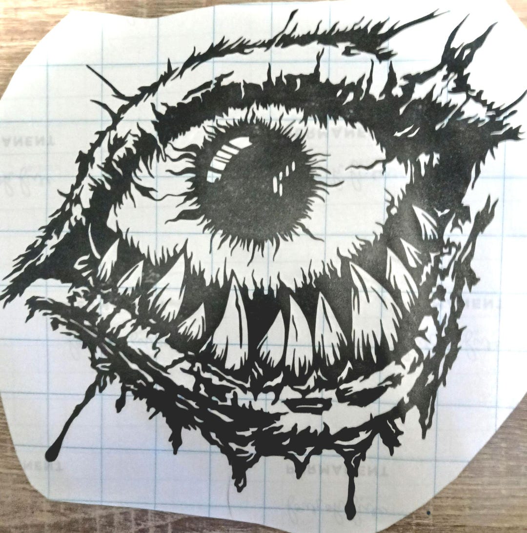 Hungry Eye Car Decal ; Laptop Decal ; Window Decal - Etsy