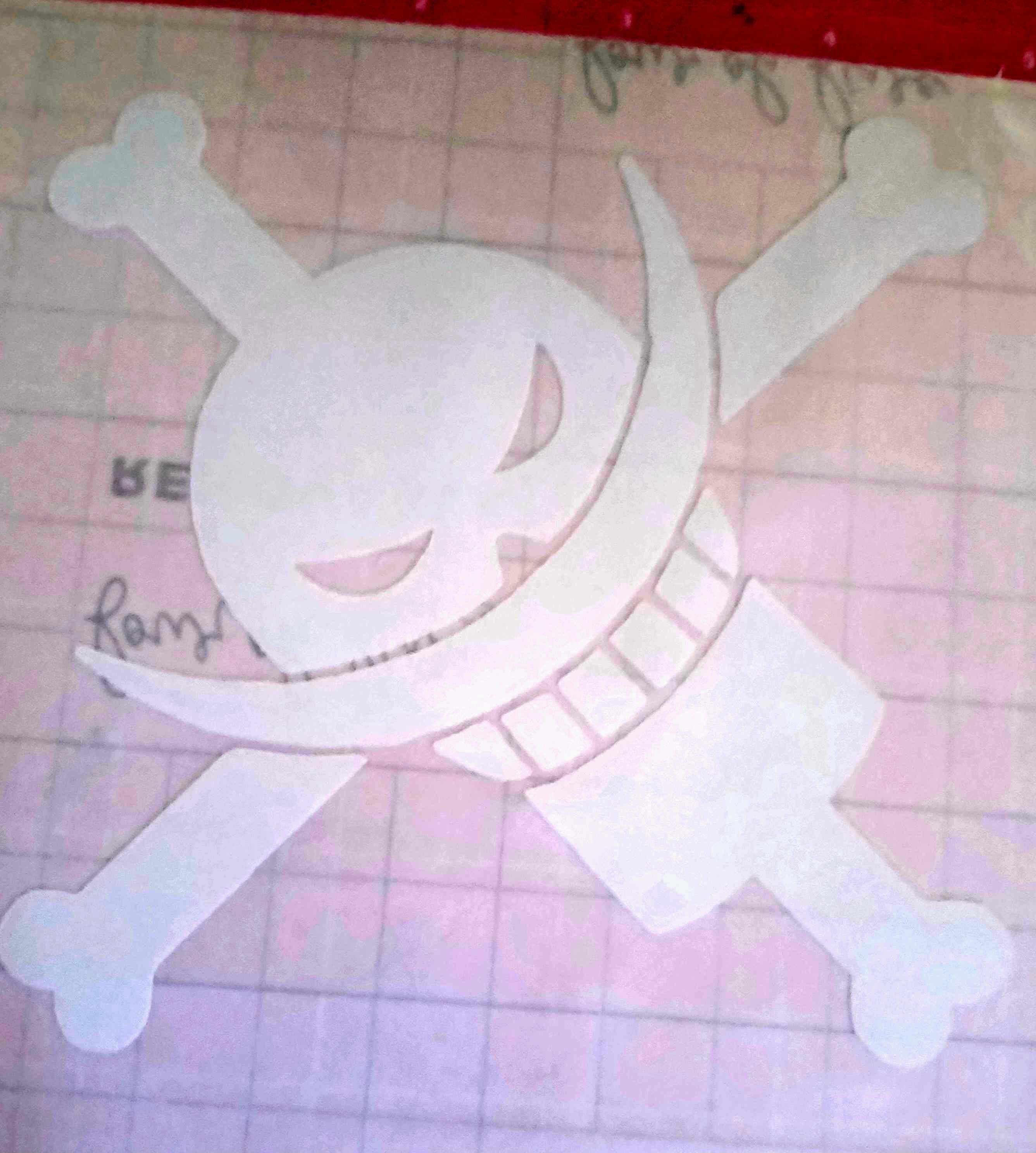 One Piece Whitebeard Jolly Rogers Bumper Decal ; Window Decal ; Car ...