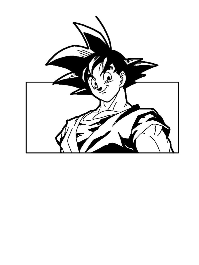 Son Goku Vinyl Decal - Etsy