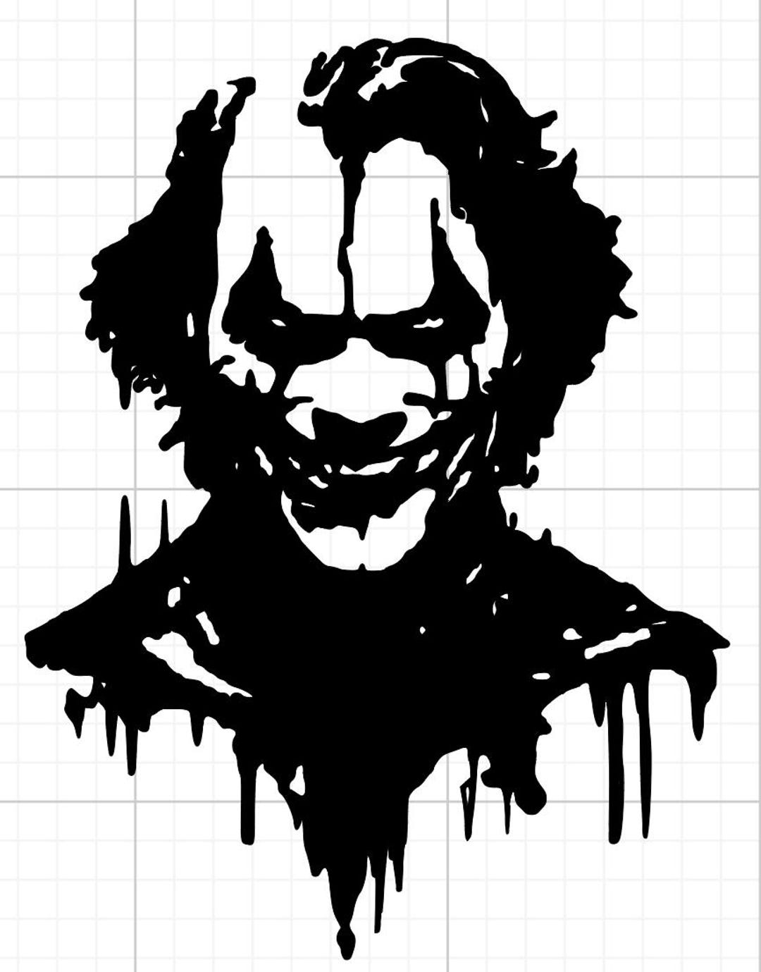 Joker Head Laptop Decal ; Bumper Sticker ; Window Decal - Etsy